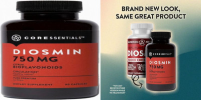 NGL Pure Diosmin 750 mg - Citrus Bioflavonoids for Blood Circulation ...