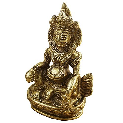 Unique Brass Kuber Maharaj Murti Lord of Wealth Kubera Statue Idol for ...