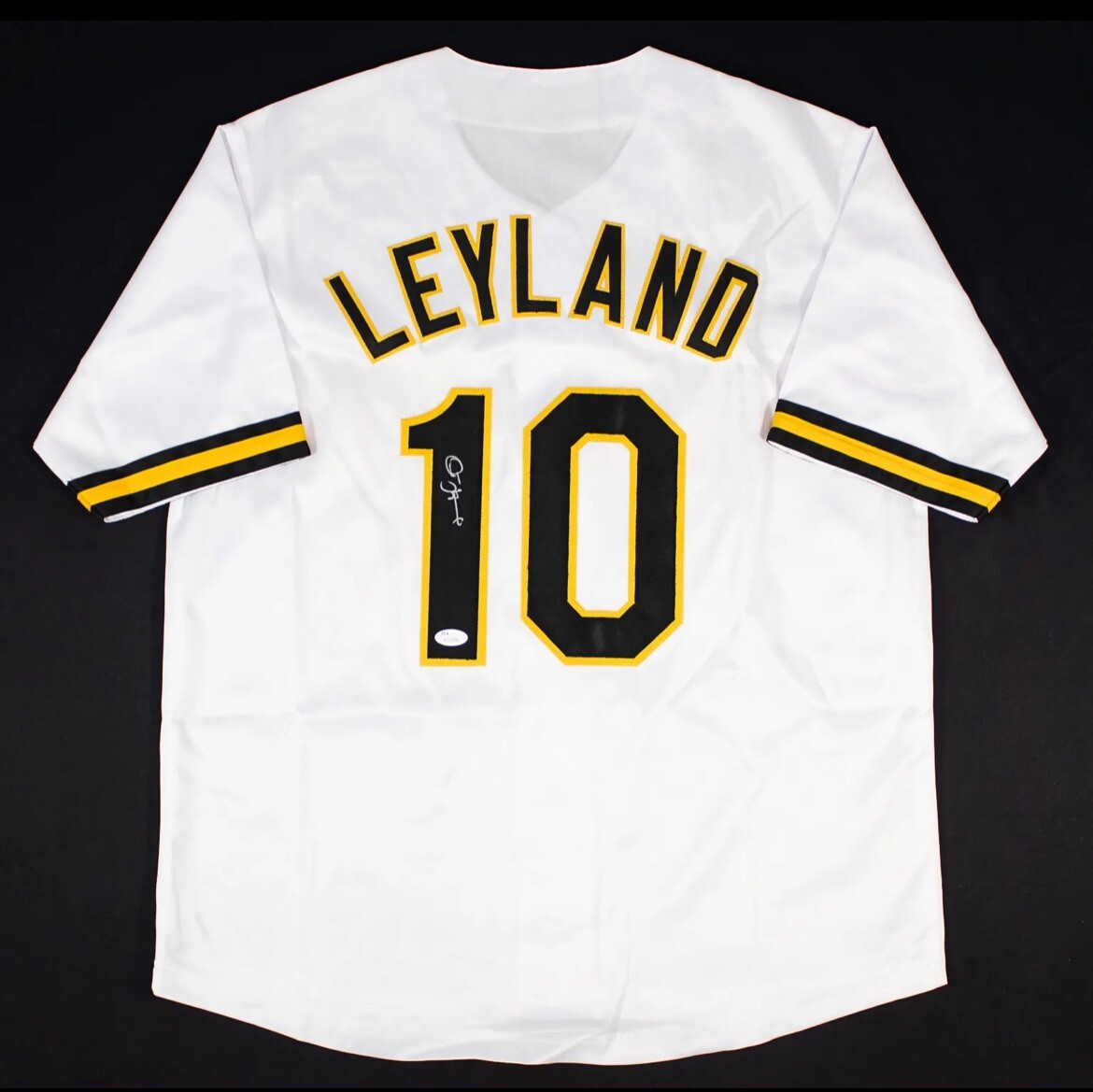 Jim Leyland Autographed Signed Pittsburgh Pirates Custom Jersey (JSA ...