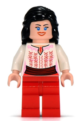 Lego Marion Ravenwood 7195 Red and White Cairo Outfit Indiana Jones ...
