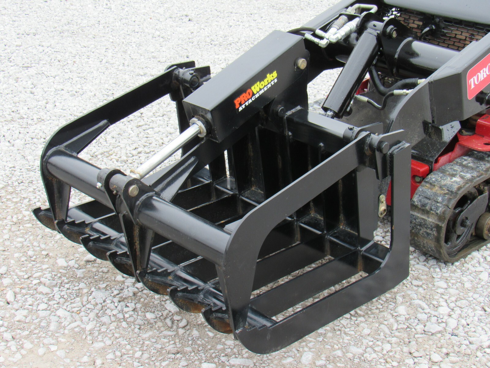 36" Heavy Duty Root Grapple Bucket Attachment Fits Toro Dingo Mini Skid ...