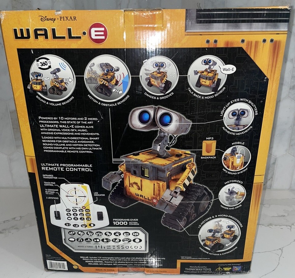Disney Thinkway Ultimate WALL-E Remote Control Robot Brand New! | eBay