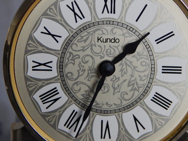 Kundo Anniversary Quartz Clock With Dome Made In Germany Good Working ...