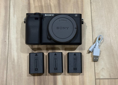 Sony Alpha A6400 Camera Black (Body Only, Low Shutter Count, No HDMI ...