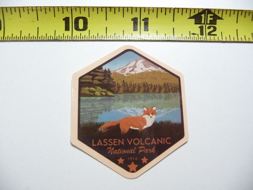 LASSEN VOLCANIC NATIONAL PARK DECAL STICKER NPS SYSTEM GLOSSY VACATION ...