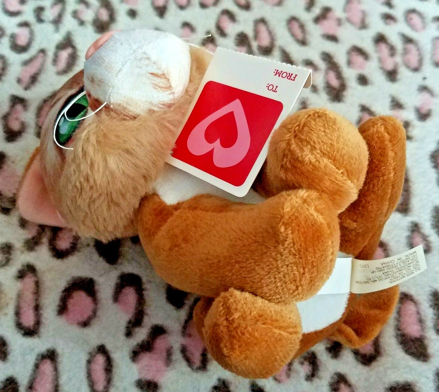 Dan Dee Realistic Brown Cat Kitty Stuffed Animal Plush Toy Green Eyes ...