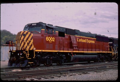 CARLOAD EXPRESS SD60M 6002 rare shortline ORIGINAL SLIDE | eBay