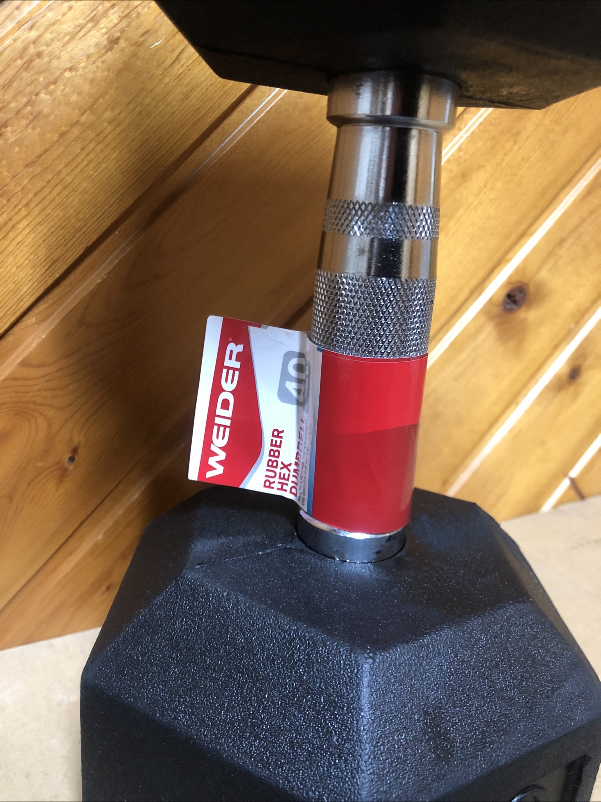 Weider Rubber Hex Dumbbell 40 Pound Brand New 74345721531| eBay
