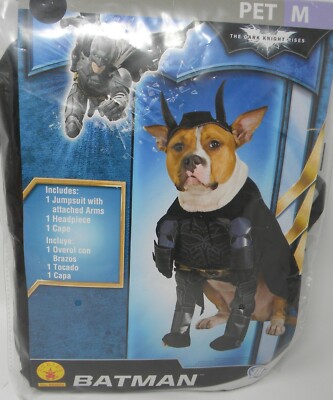 BATMAN Pet Dog Halloween Costume Sz Medium | eBay
