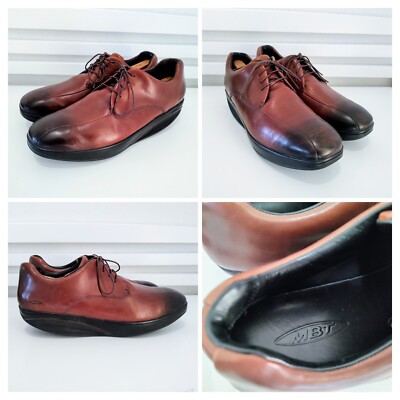 MBT Bosi Leather Orthopedic Rocker Toning Walking Shoes Men's 12-12.5 ...