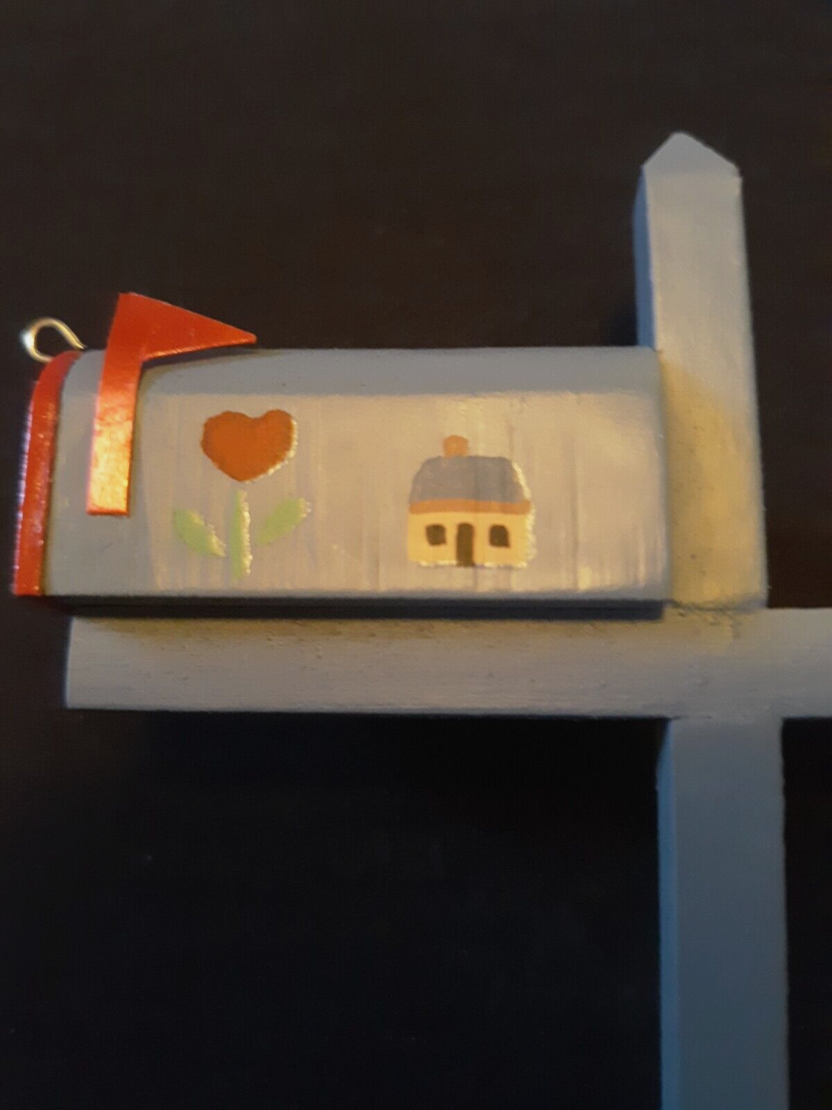 Vintage Dollhouse Miniature Standing Mailbox - Betty's Wooden ...