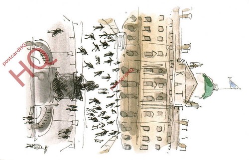 Picture Postcard: London, Somerset House Skaters, David Gentleman ...