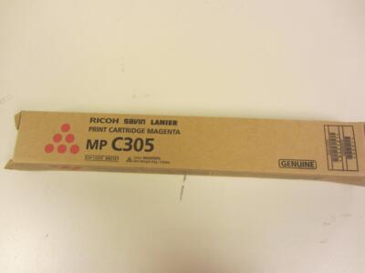 Ricoh Savin Lanier Print Toner Cartridge Magenta MP C305 842121 83g/2 ...