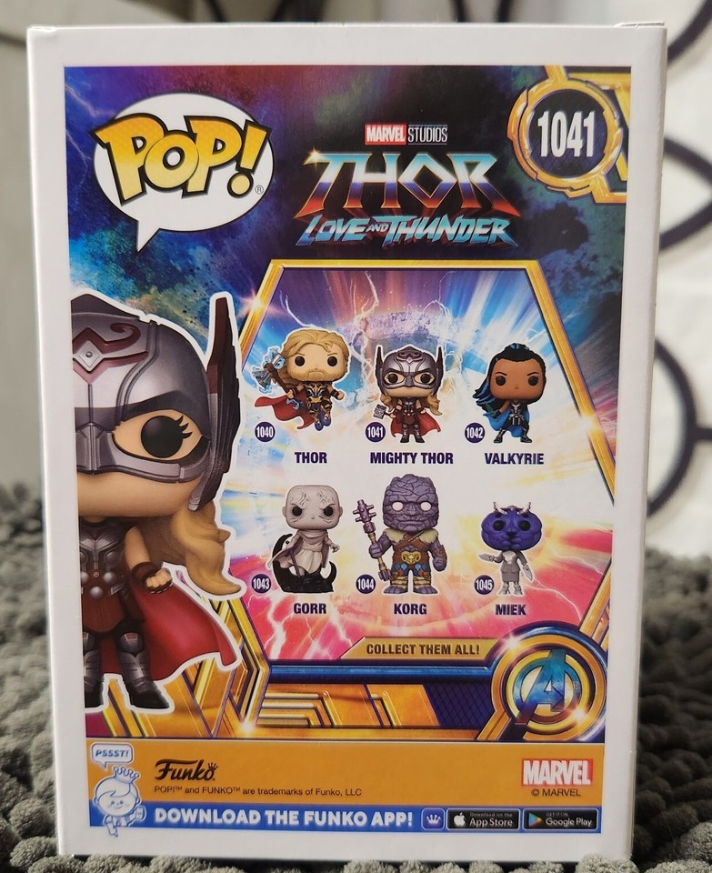 Funko Pop! Thor: Love and Thunder - | Mighty Thor | #1041 w/Soft ...