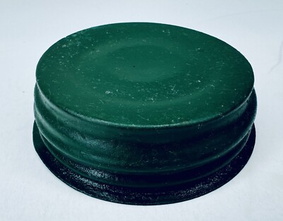 Rare 1871-1908 Consolidated Fruit Jar Co CFJCo ~ Milk-Glass Lined Geen ...