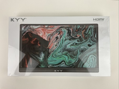 KYY K3 Gray IPS Built In Speakers Type-C FHD Portable Monitor 15.6 Inch ...