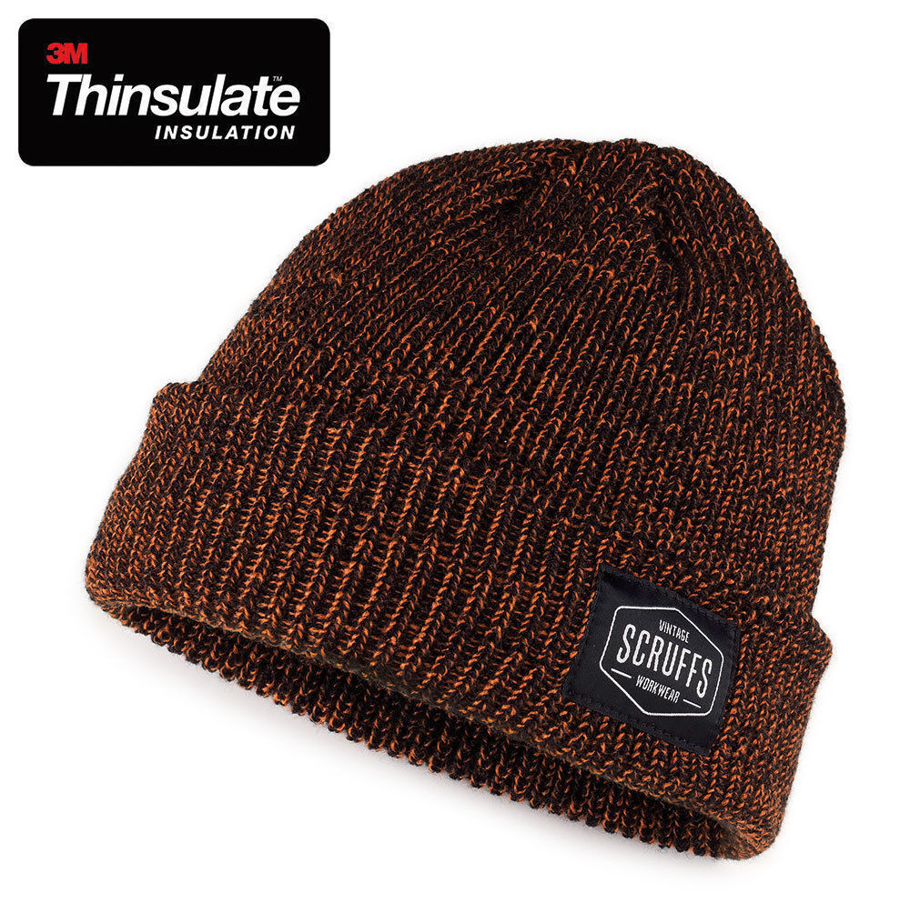 MEN SCRUFFS & TUFFSTUFF VINTAGE BEANIE HAT WINTER WORK KNITTED ...