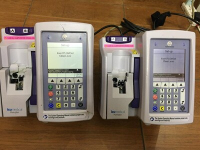 LOT OF 02 ICU MEDICAL PLUM 360 INFUSION IV PUMP LATE 2020 MODELS ...