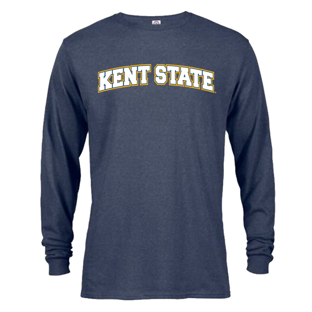 Kent State University Golden Flashes Classic Arch Text Tee Long Sleeve ...
