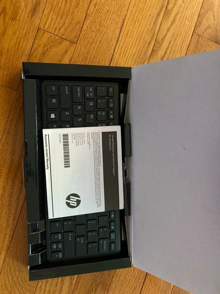 HP Bluetooth Keyboard Slim US SPS-HP Slim BT Black H4Q44AA#ABA Clavier ...