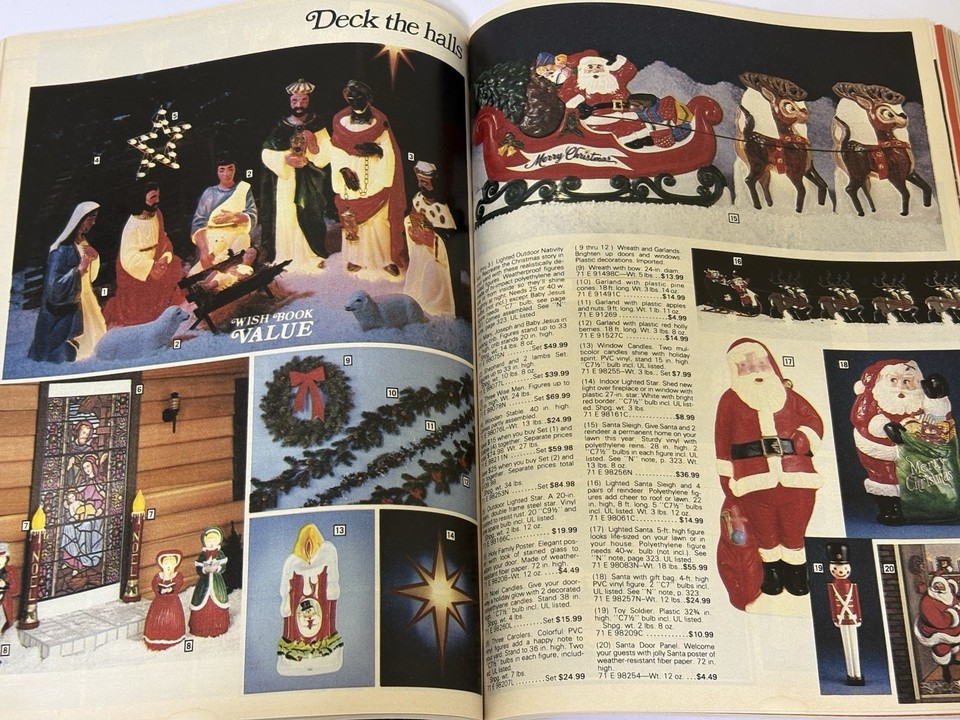 Vintage 1983 SEARS Christmas Catalog - Holiday WISH BOOK - Toys / Gifts ...