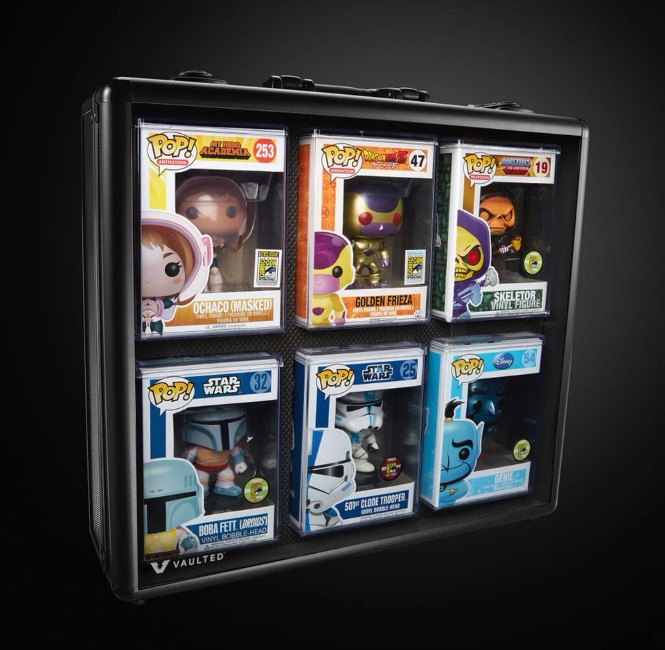 Vaulted Vinyl Legends Display Vault XL Locking Case - For 6 Funko Pop ...