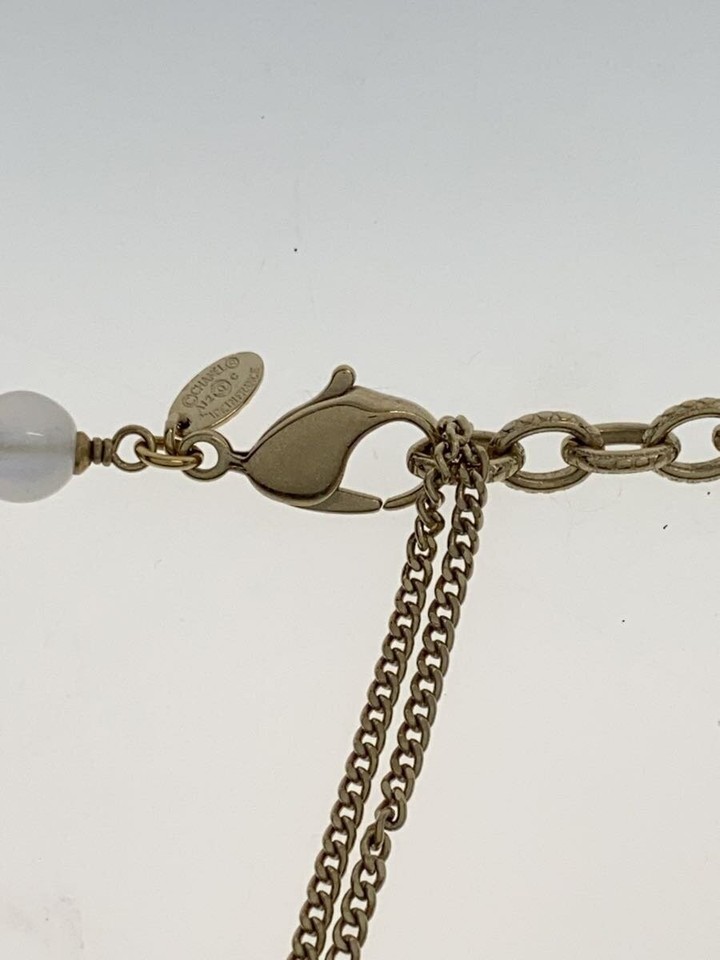 Chanel Necklace Plated Fake Pearl Ladies LDB58 | eBay UK