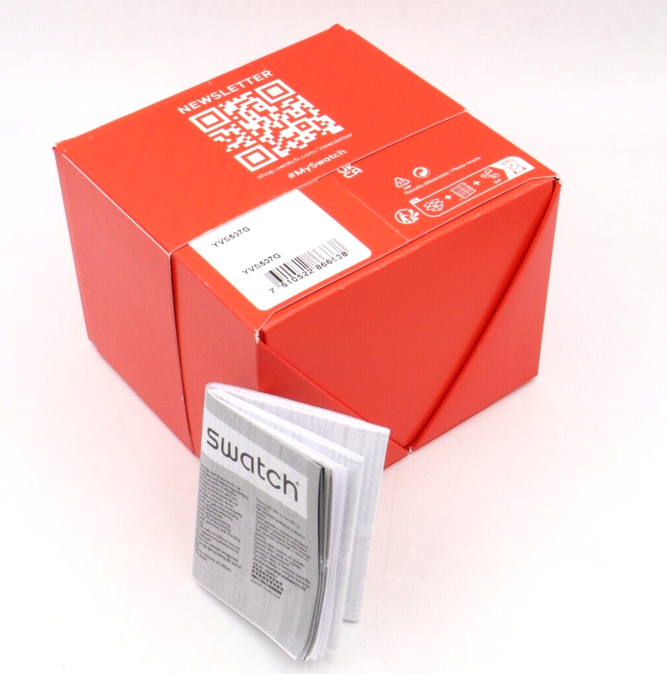 New Swiss Swatch DARK BLUE IRONY Steel Chronograph Men Watch 45mm ...