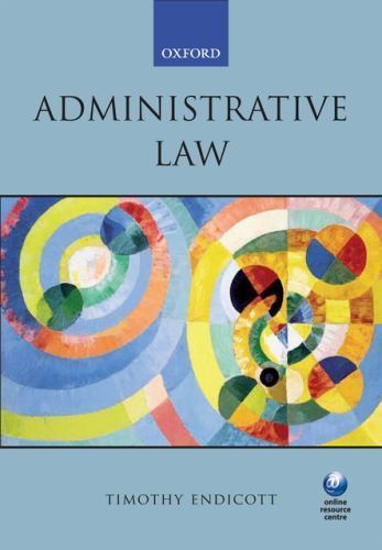 Administrative Law by Timothy Endicott (2009, Trade Paperback) for sale ...