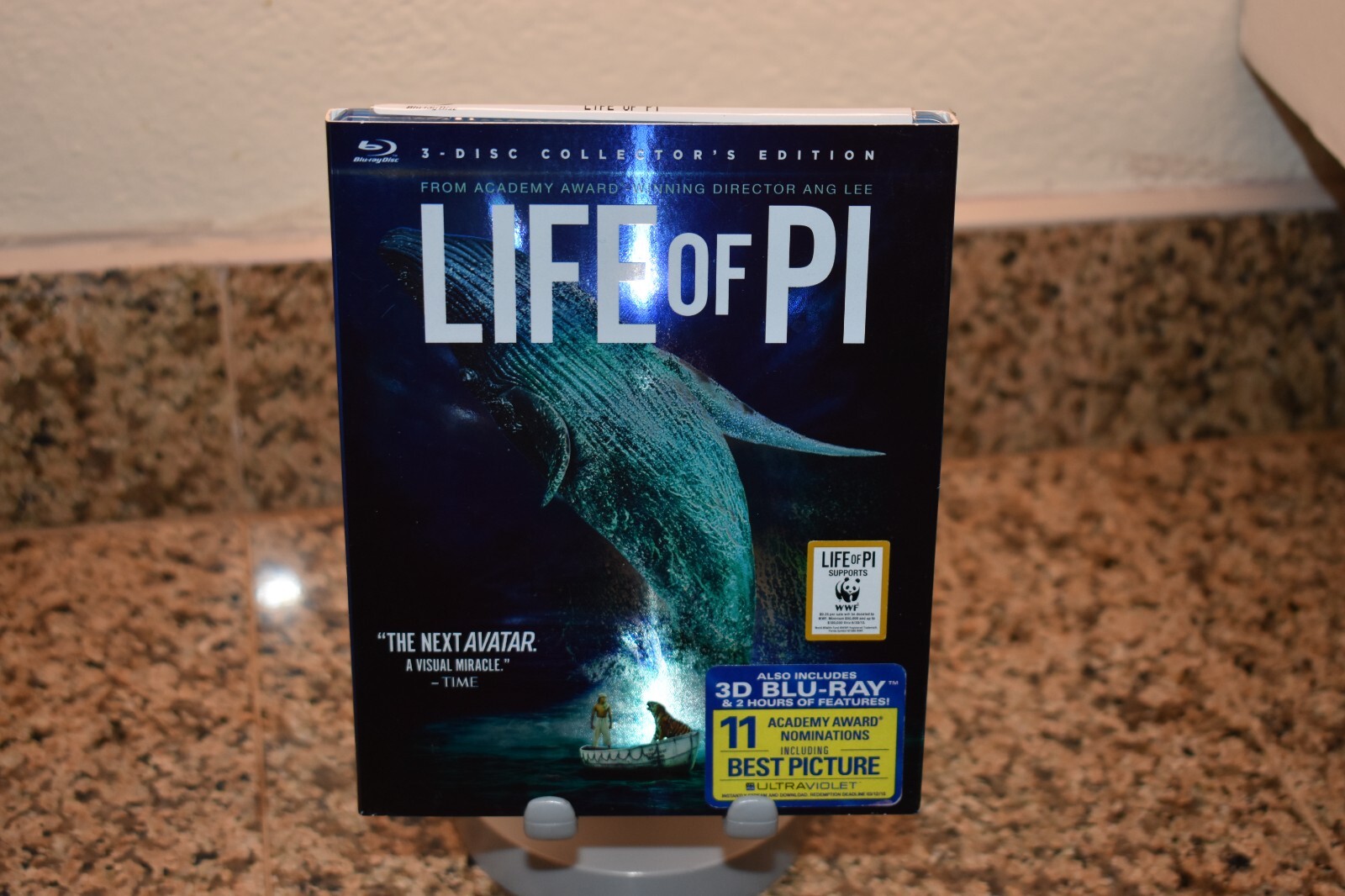 Life of Pi Collector's Edition w/ Slipcover (3D, Blu-ray/Dvd, 2012, 3 ...