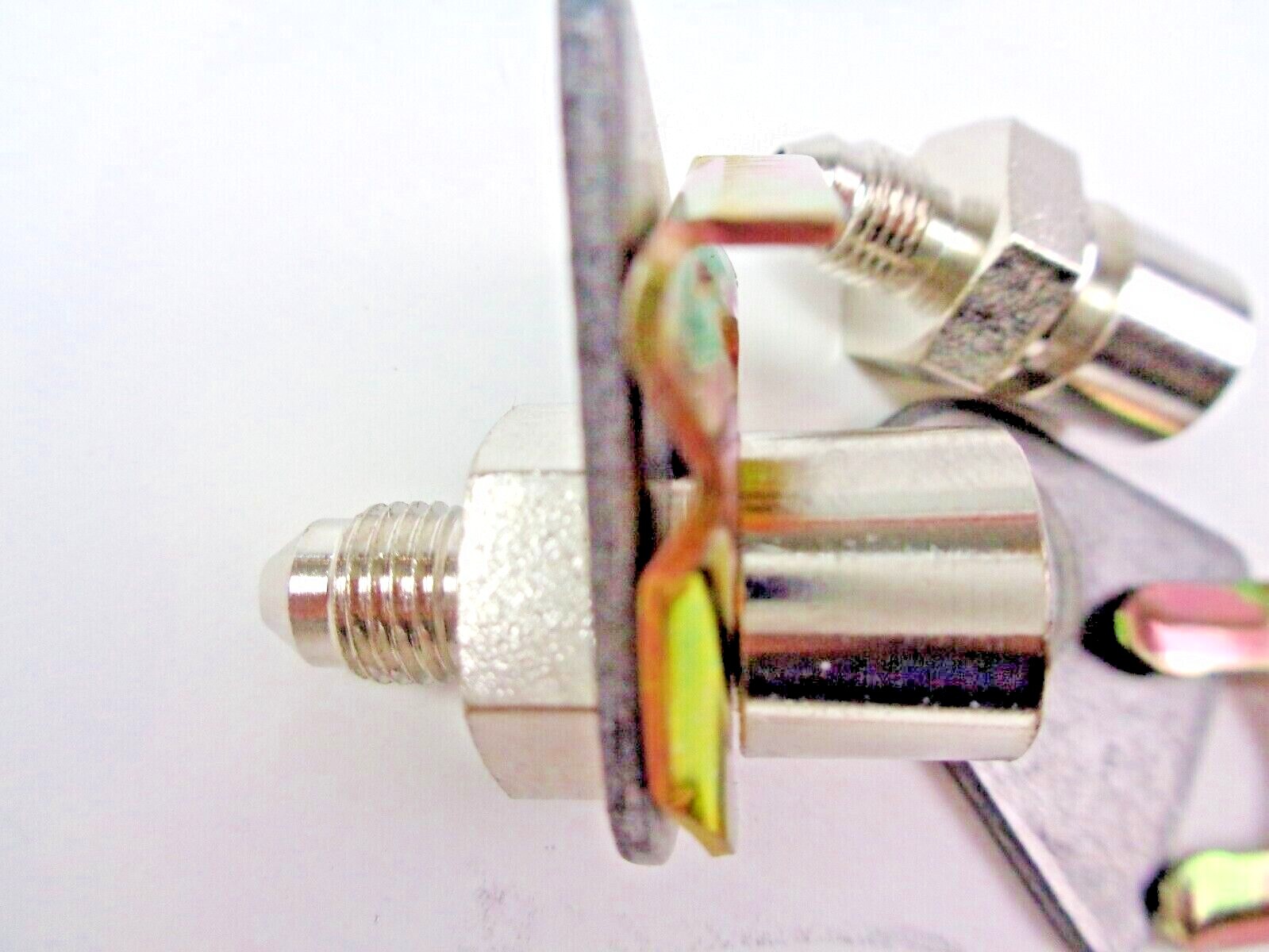 Street Rod Frame fittings 3/16 Brake Line Brackets Weld On Tabs Brake ...