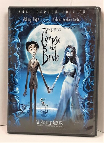 Tim Burtons Corpse Bride DVD 2005 Full Screen Edition 921 | eBay