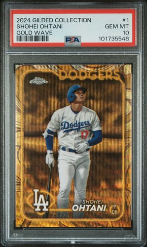 2024 TOPPS GILDED COLL GOLD WAVE #1 SHOHEI OHTANI 15/75 PSA 10 | eBay