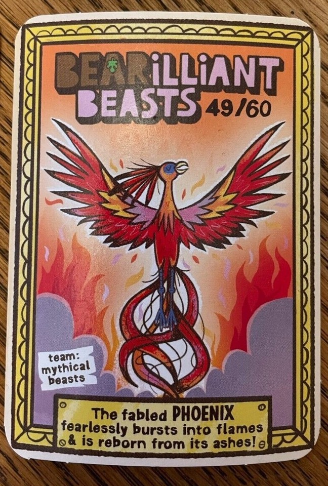 Bear YoYo Bearilliant Beasts Cards - RARE CARDS AVAILABLE, CHOOSE YOUR ...