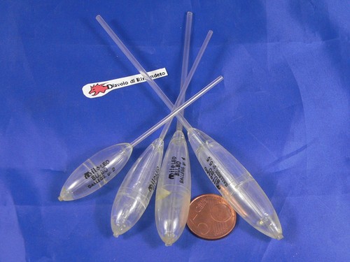 1 Bombarda Milo Leo Bu.Bo galleggiante varie misure pesca trota lago ...