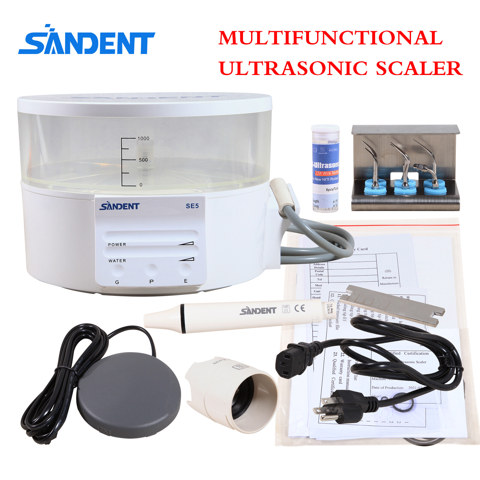 For Cavitron Dental Portable Ultrasonic Piezon Scaler 1*Bottle fit EMS ...
