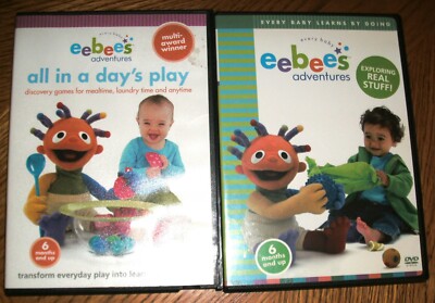 2 Eebee's Adventures DVDs: All in a Day's Play + Every Baby Learns By ...