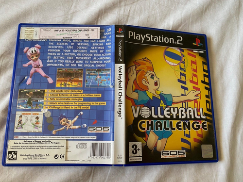 VOLLEYBALL CHALLENGE (Sony Playstation 2 PS2) PAL UK English Exclusive ...