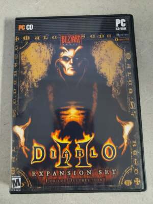 Diablo 2 Lord Of Destruction Expansion Set CD-ROM 2001 with Custom DVD ...
