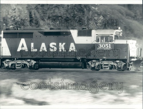 1987 Alaska Railroad Locomotive 1980s Press Photo | eBay