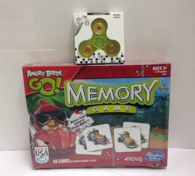 Hasbro Angry Birds Go Memory Game, Damaged Box, Sealed, w/ Bonus Hand ...