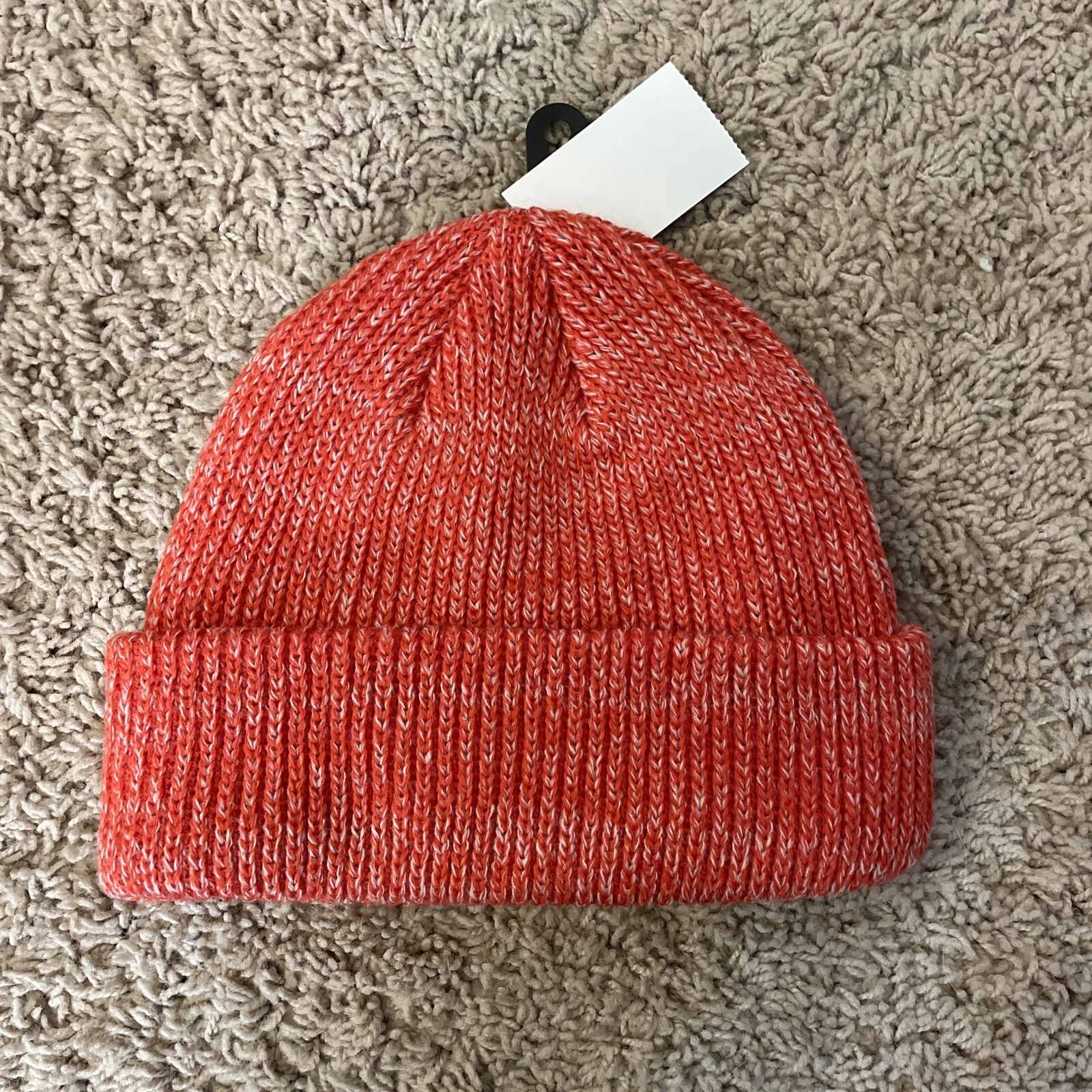 Vans Core Basics Winter Hat Beanie Molten Lava Orange Unisex Cuffed ...