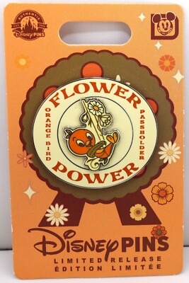 Disney Epcot 2023 Flower & Garden Orange Bird FLOWER POWER Passholder ...
