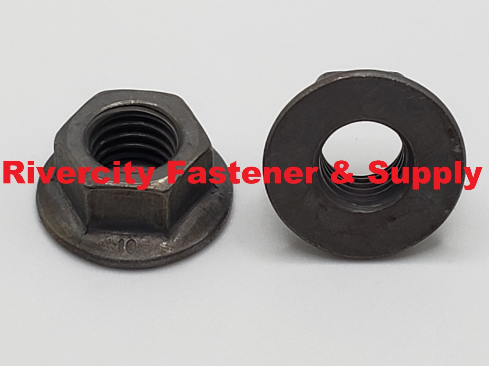 M8-1.25 JIS Flange Nuts Small Hex M8x1.25 Nut 8mm x 1.25 Smooth Flange ...