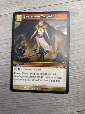 The Princess Trapped 357/361 World of Warcraft TCG Card 2006 Heroes Of ...