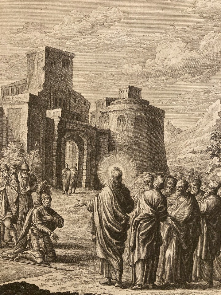 1731 Orig Old Master Bible Engraving Print Fine Art PHYSICA SACRA ...