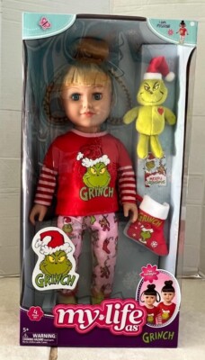 My Life As Grinch Doll - Blonde Cindy Lou Who 18” Pajamas 2022 | eBay