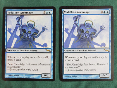 Vedalken Archmage X2 NM Mirrodin Magic the Gathering Cards MTG | eBay