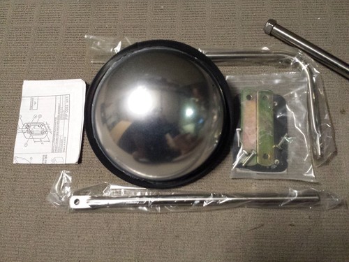 Truck Mirrors TRP SA52 Stainless Steel 8.5" Convex Hood Mount, See ...