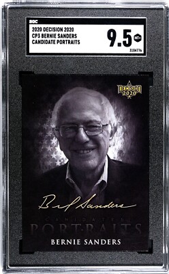 2020 Decsion 2020 CP3 Bernie Sanders Candidate Portraits SGC 9.5 MINT+ ...